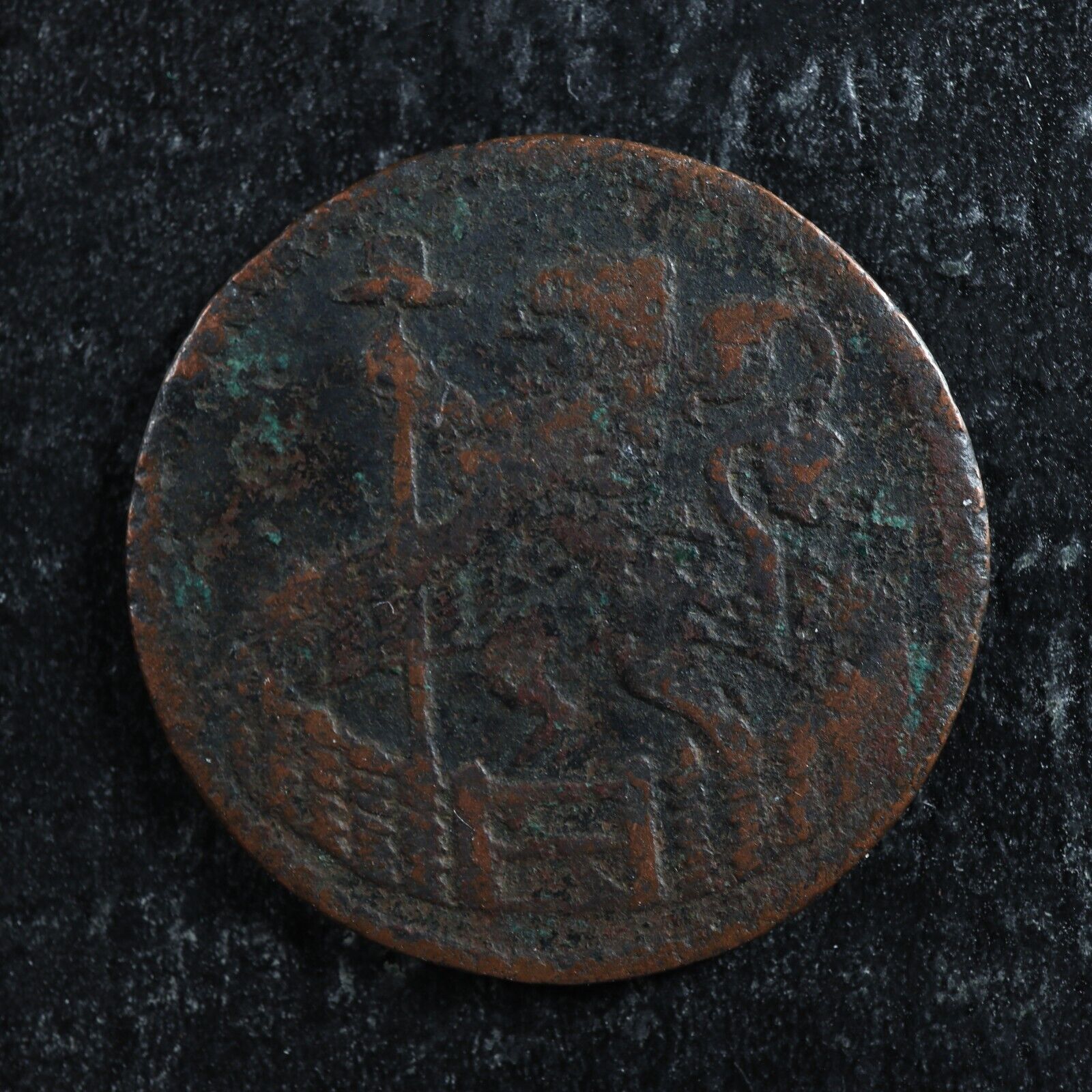 1 duit 1716 Holland Netherlands KM#80 Copper Pays-Bas Nederland ...
