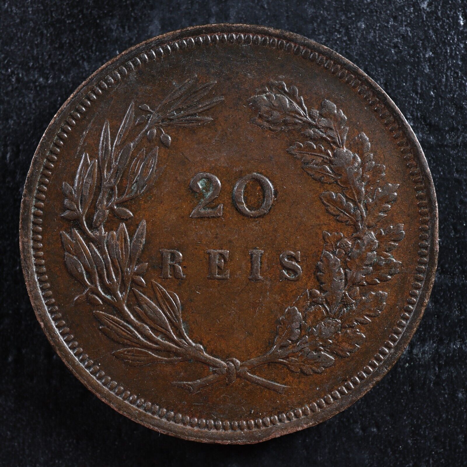 20 reis 1892 Portugal KM#533 Bronze – Jetons Canada