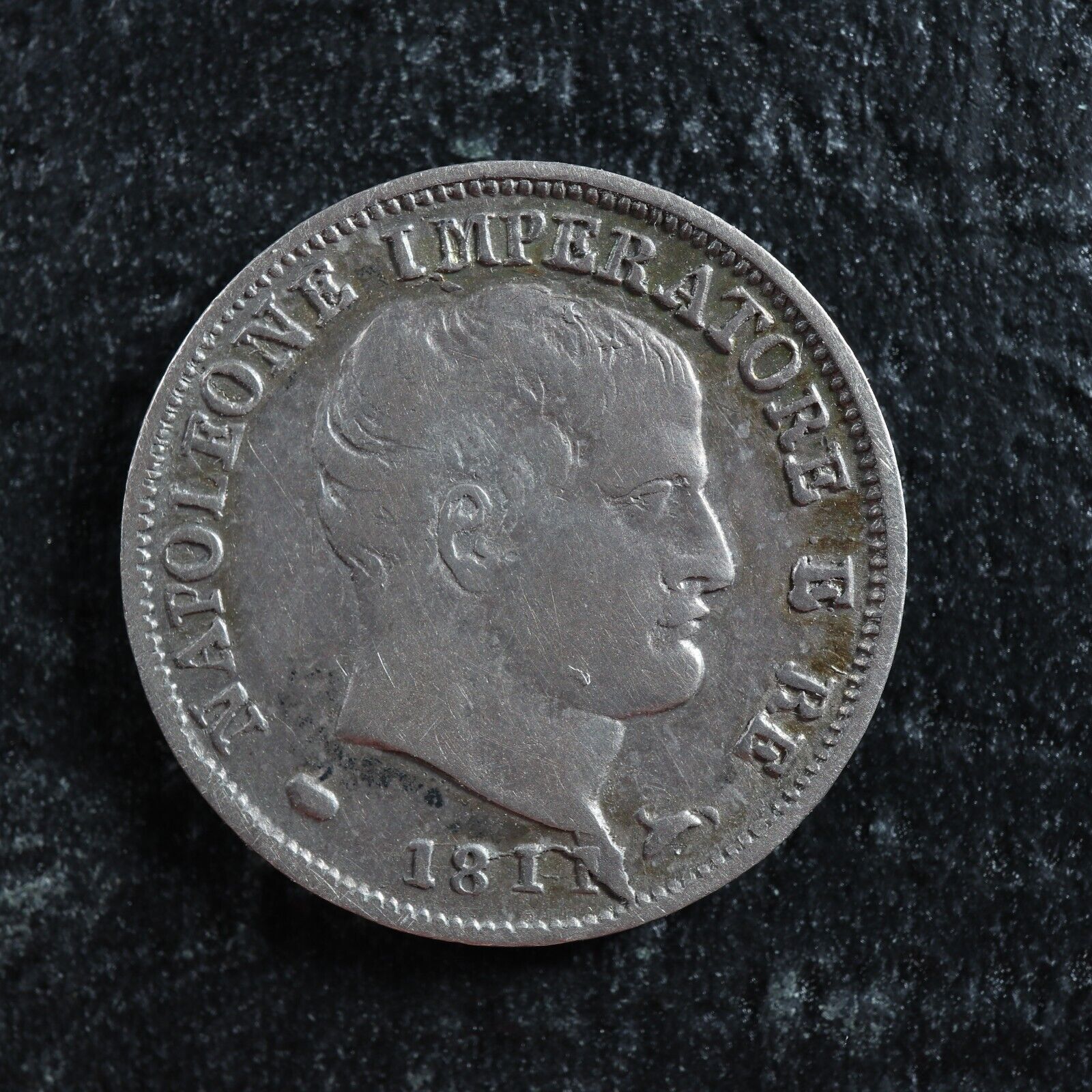 5 soldi 1811M Kingdom of Napoleon C#5.1 Silver Italian States – Jetons ...