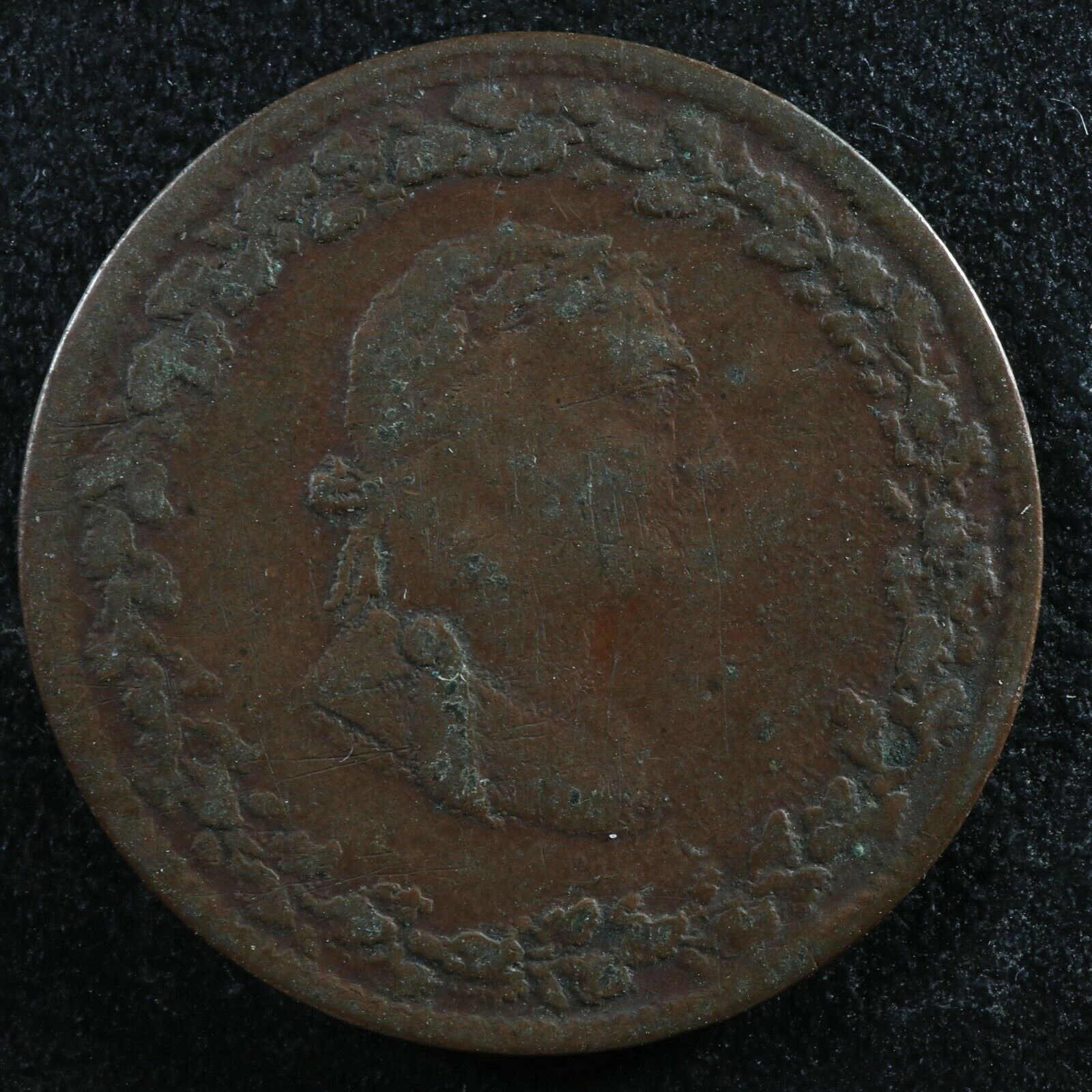 LC-48A2 Halfpenny token 1812 Lower Bas Canada Quebec Tiffin Breton 960 – Jetons Canada