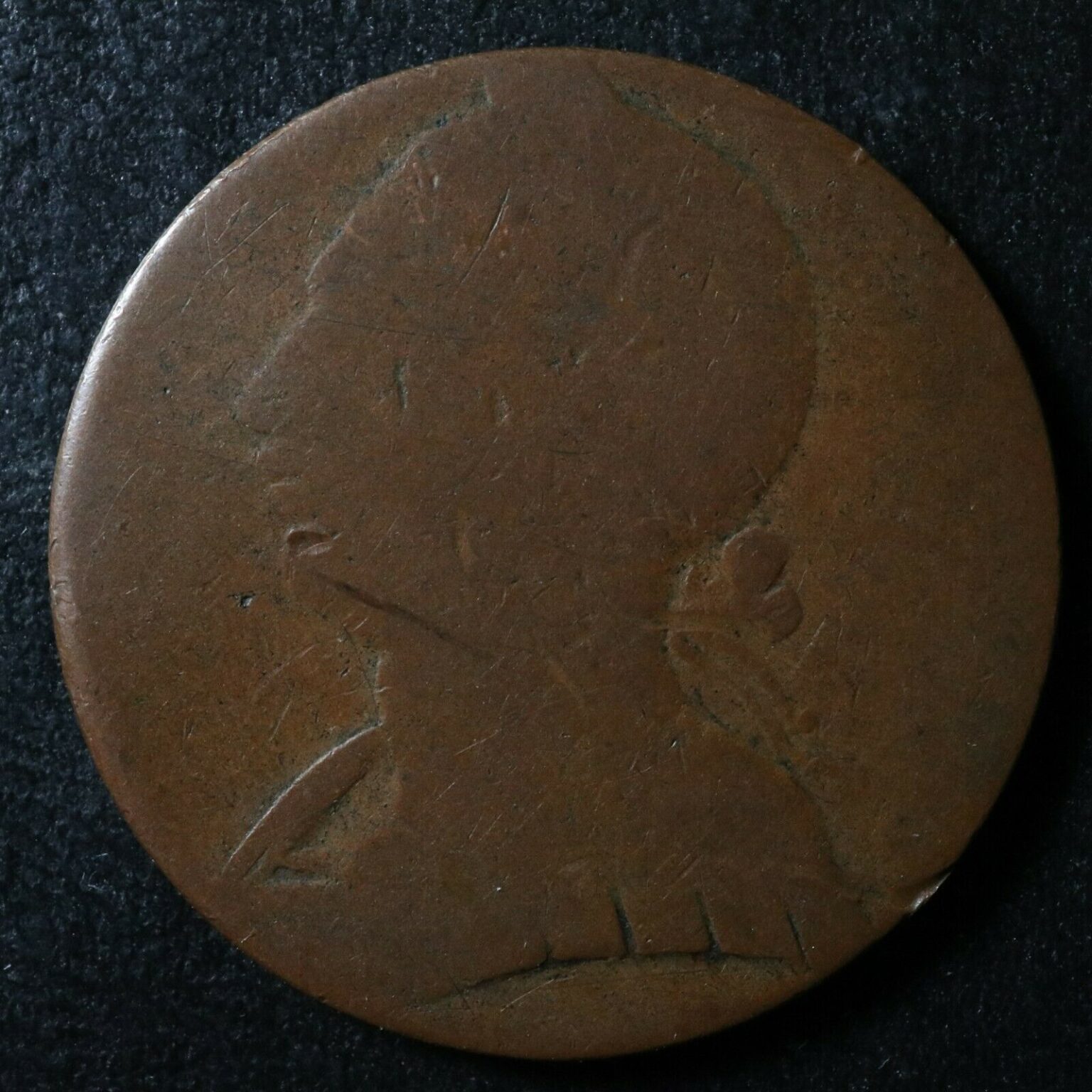 BL-1 Blacksmith token copper Canada 7.24g Wood 1 – Jetons Canada