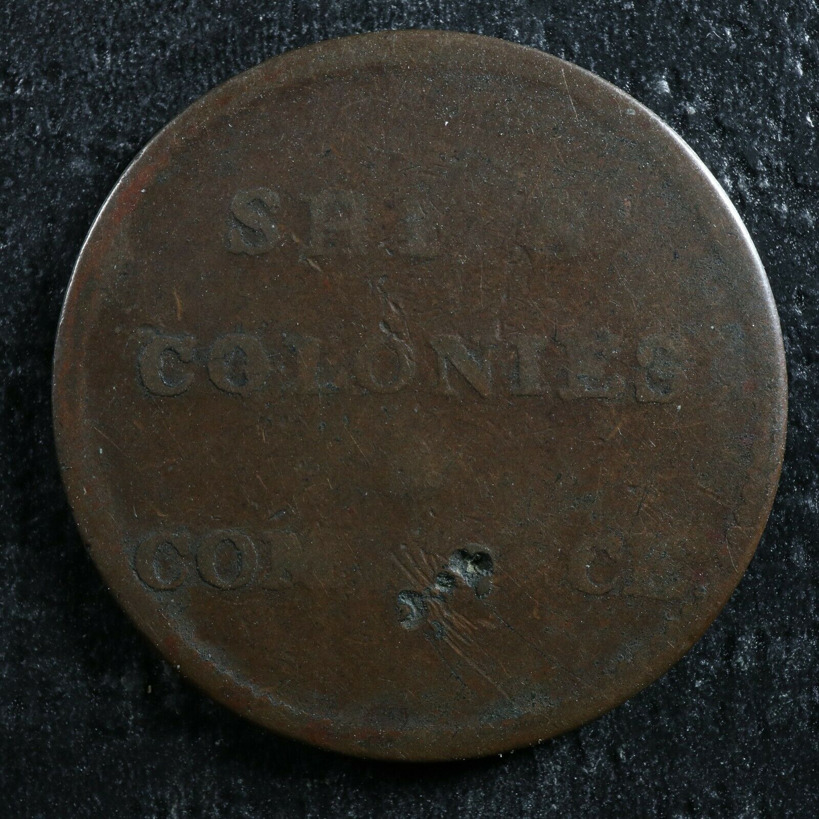 LC-58A1 token Ships Colonies & Commerce with Bust Bas Lower Canada ...