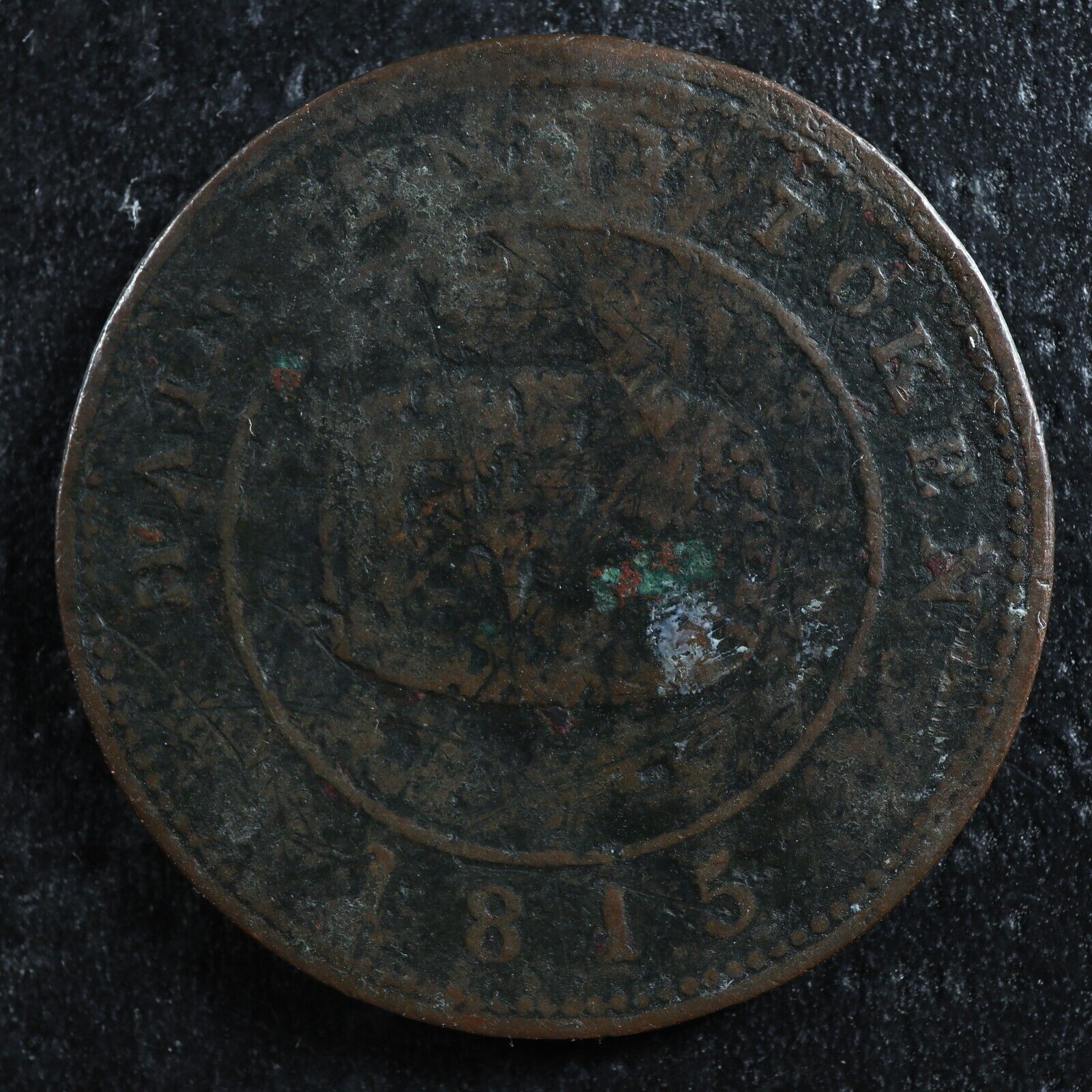 NS-13A1 Halfpenny token 1815 W. White Canada Nova Scotia Halifax Breton ...