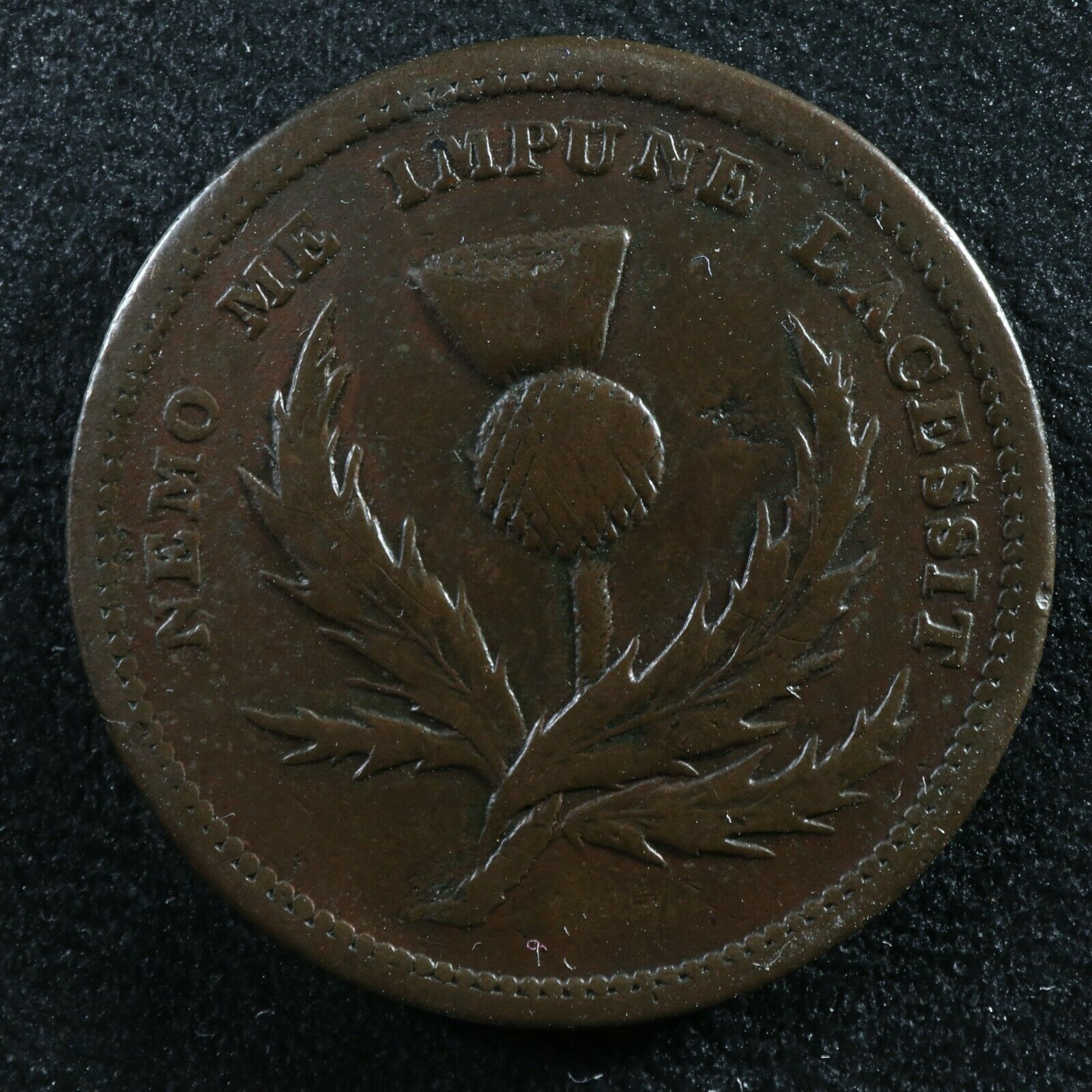 NS-16A1 John Brown token Nova Scotia Canada Thistle Ship Breton 896 ...