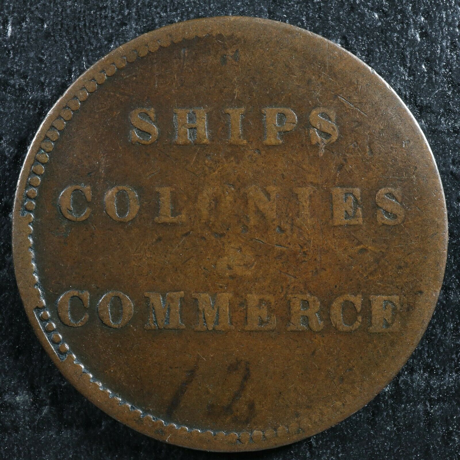 PE-10-12 Ships Colonies & Commerce token PEI Canada Breton 997 – Jetons ...