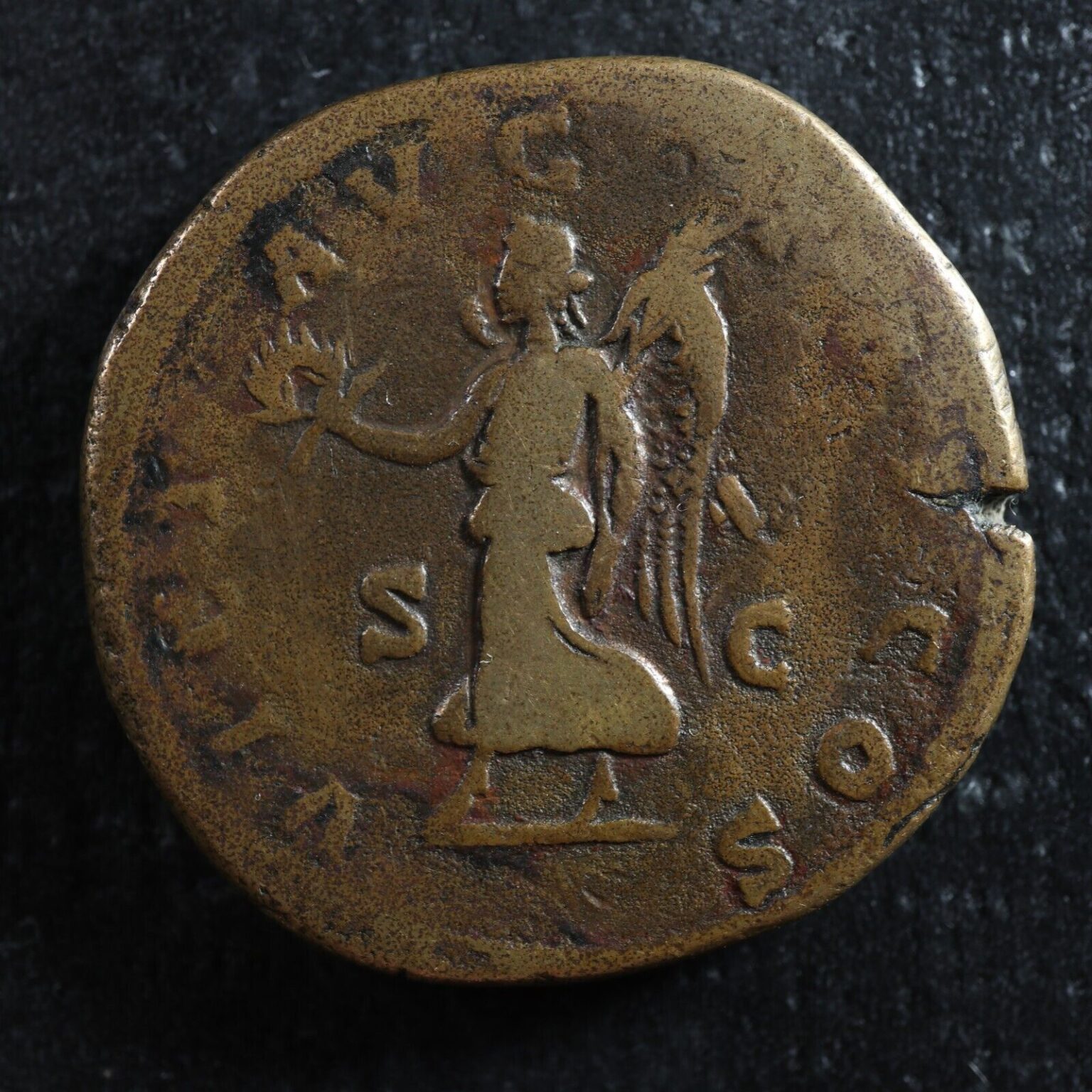 Septimius Severus Sestertius 193 Rome RIC 656 Victory Sesterce Septime ...