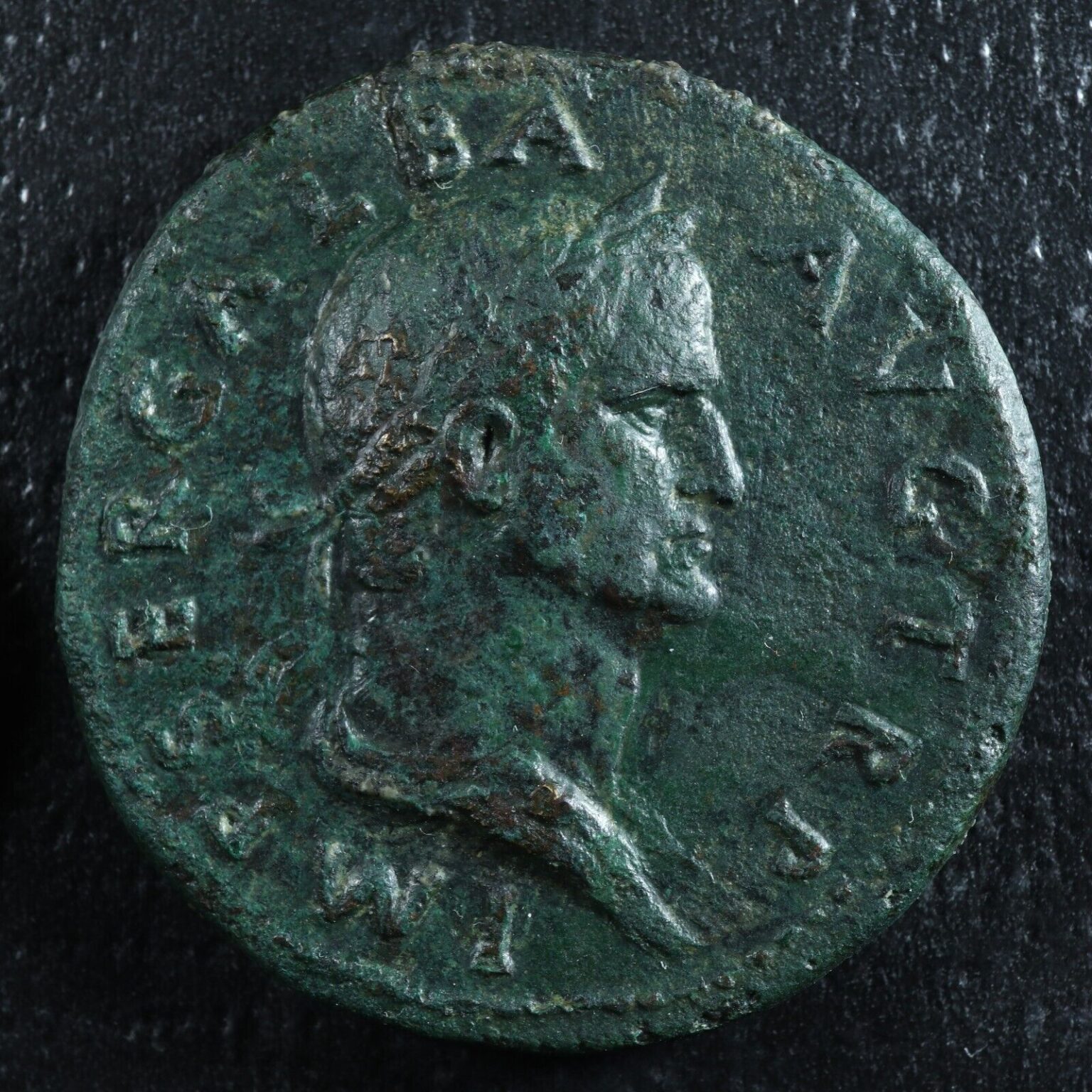 Galba Sestertius 68-69 Rome RIC 262 Legend within oak-wreath Sesterce ...