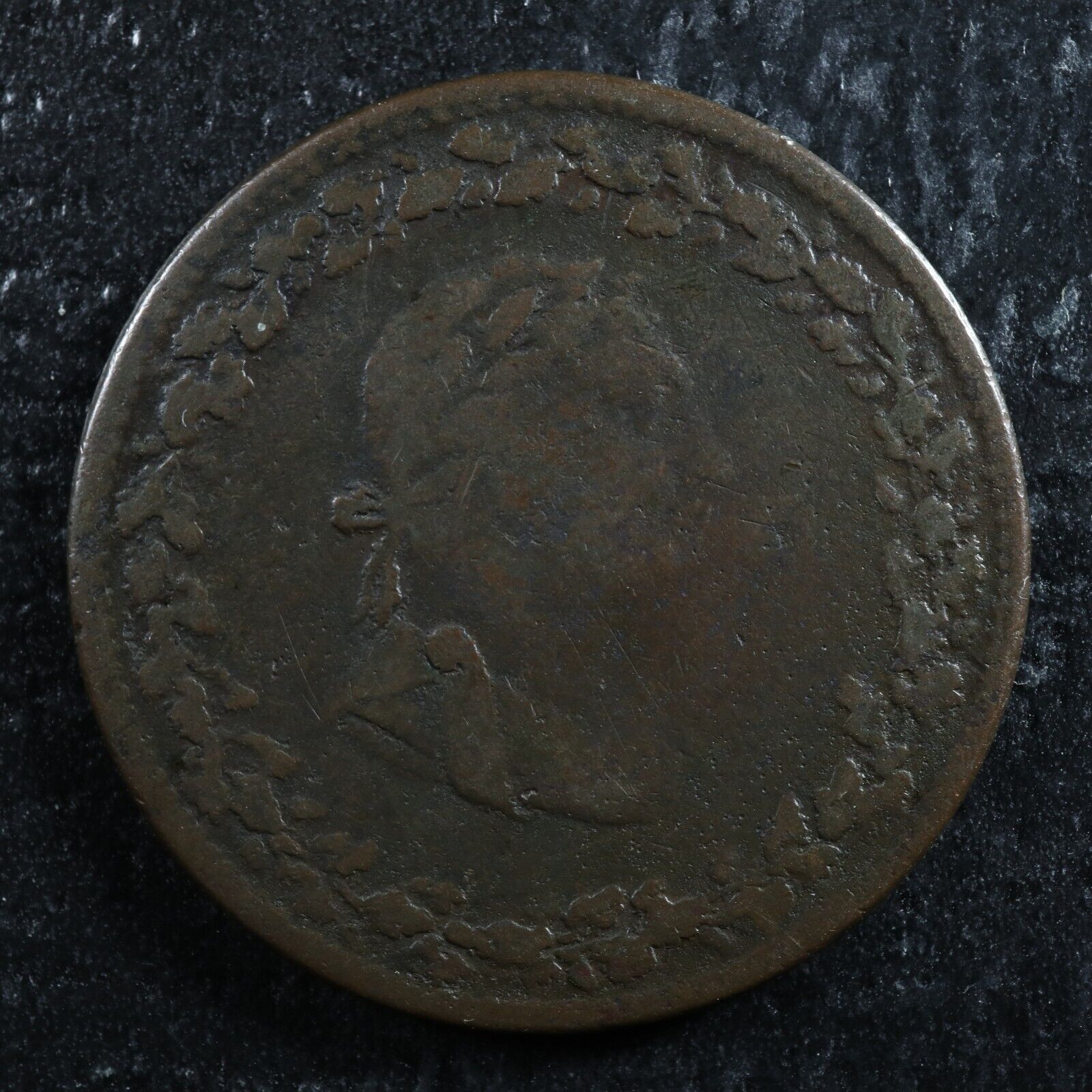 LC-48-22 Halfpenny token 1812 Lower Bas Canada Quebec Tiffin Breton 960 – Jetons Canada