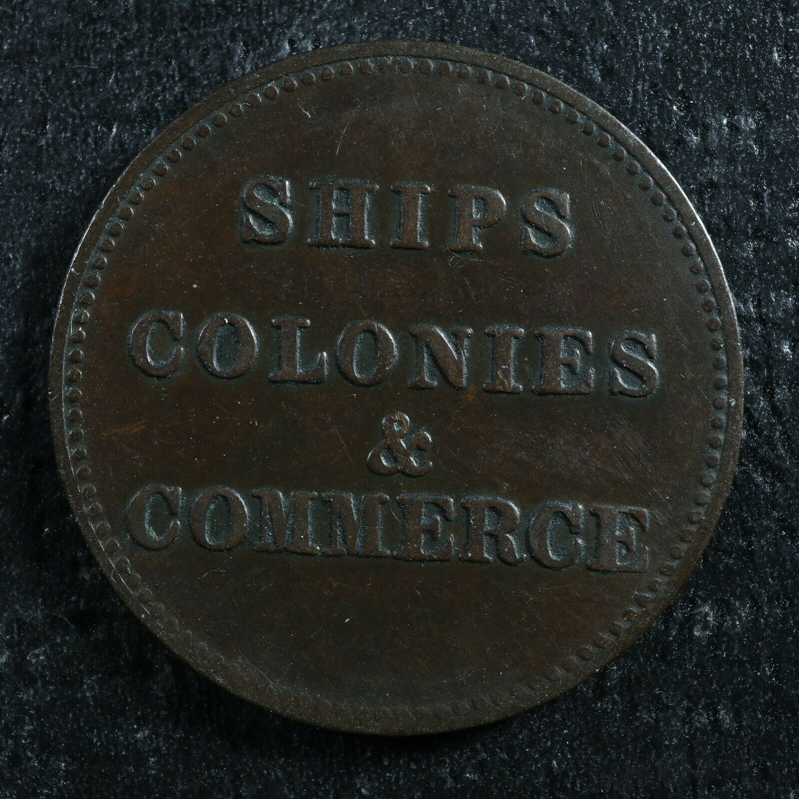 PE-10-38 Ships Colonies & Commerce token PEI Canada Breton 997 – Jetons ...