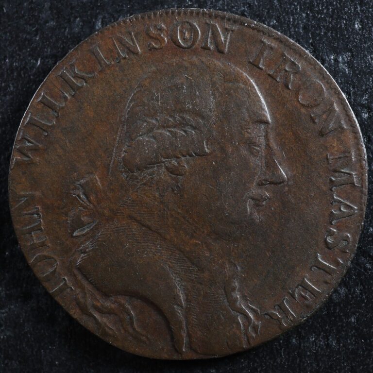 Evasion halfpenny token? ND John Wilkinson Iron Master North Wales DH ...