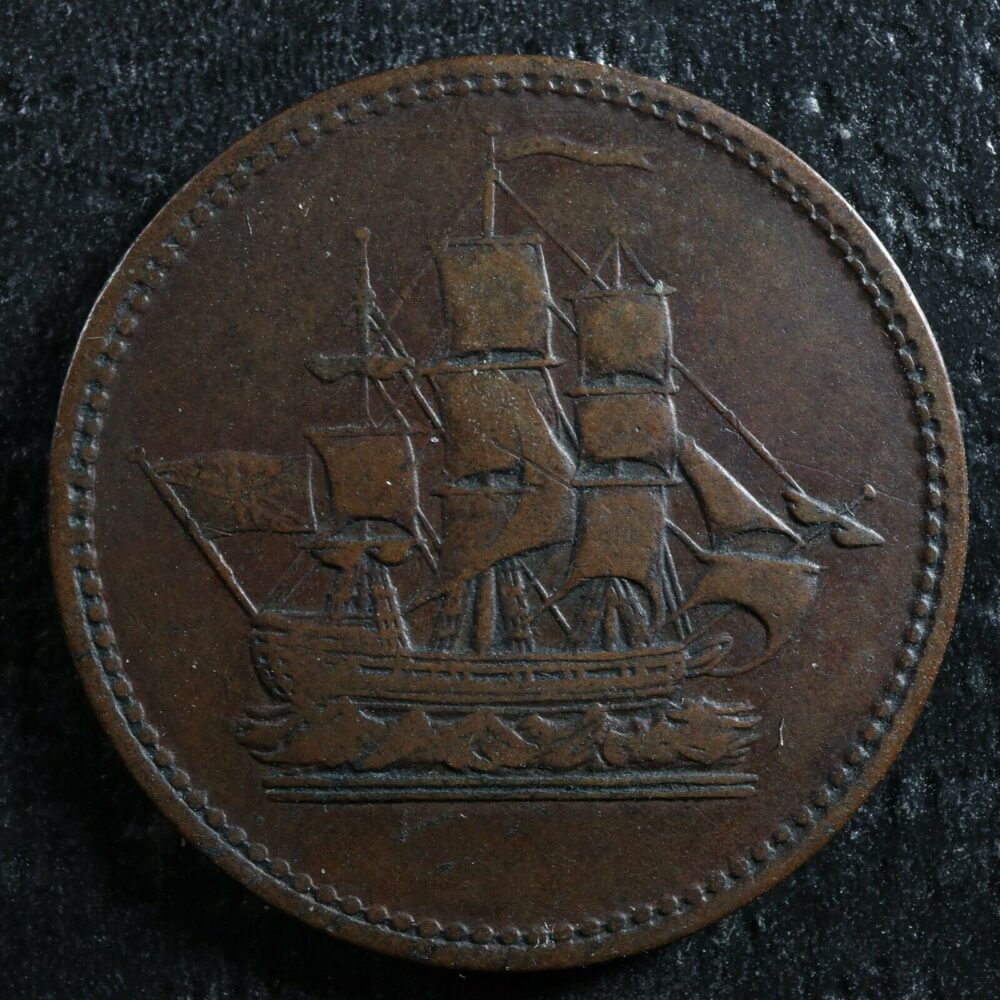 WE-14 Wellington Waterloo 1815 token Canada Ship Breton 1003 – Jetons ...