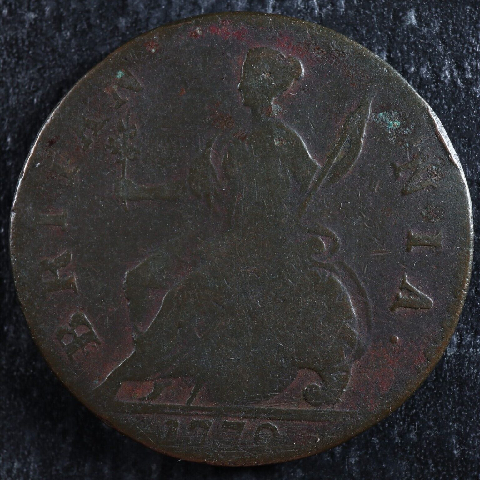Halfpenny 1772 USA Colonial Period Copper US King George III – Jetons ...