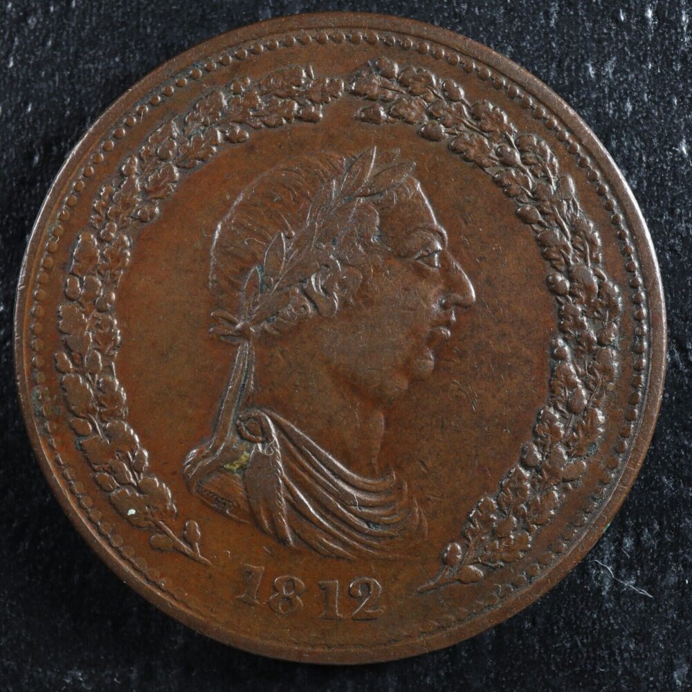 LC-47B1 One Penny token 1812 Lower Bas Canada Quebec Tiffin Commerce ...