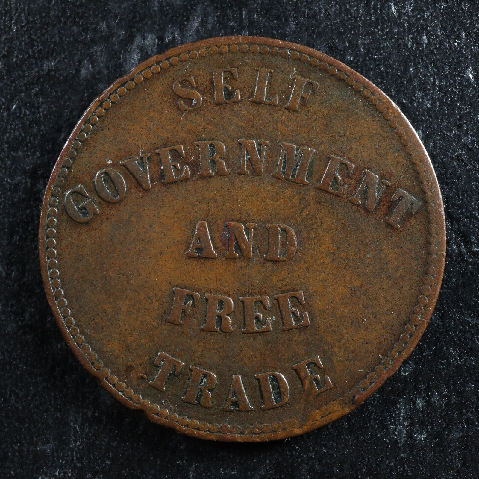 PE-7C1 1857 Prince Edward Island token PEI Canada Breton 919 – Jetons ...