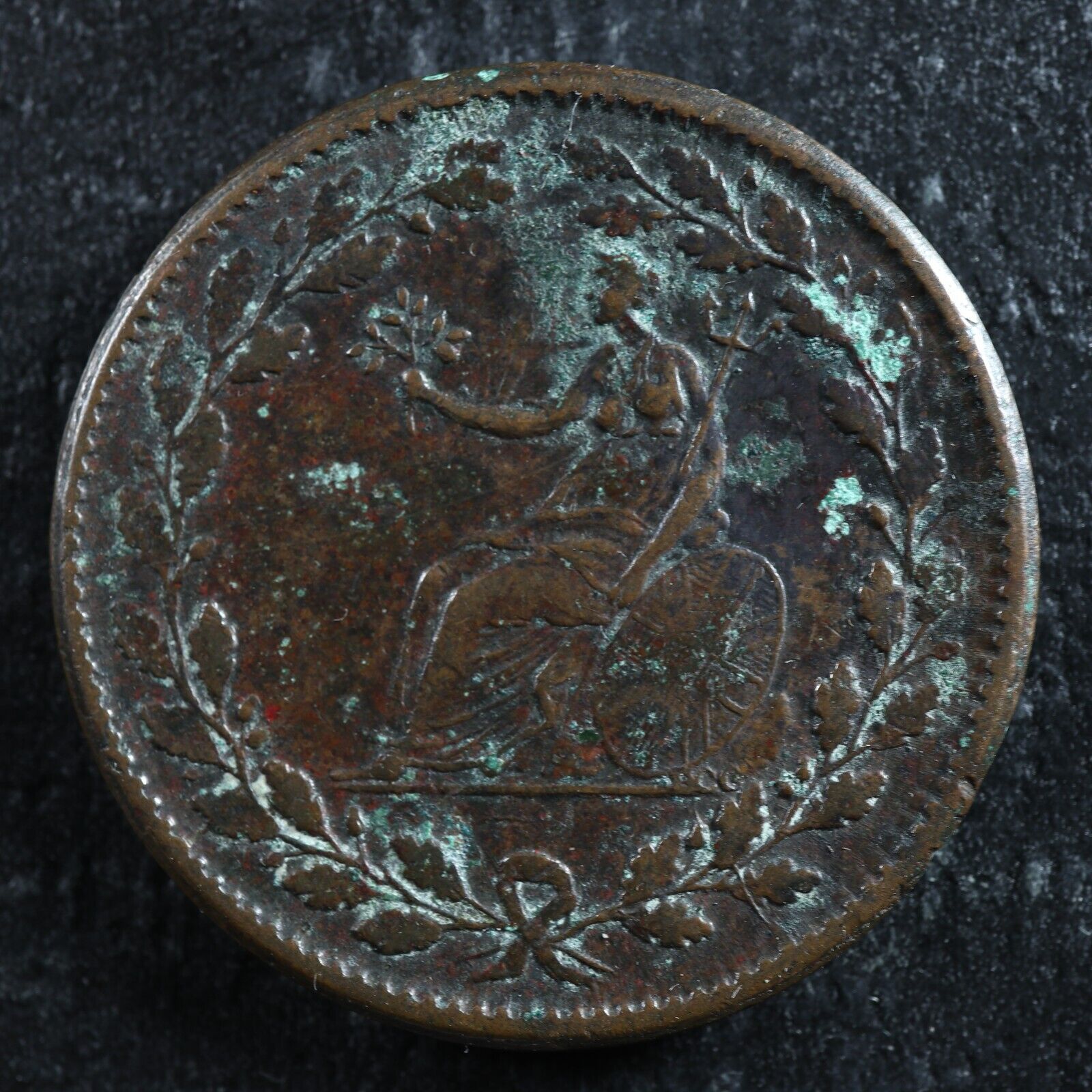 Halfpenny 1811 token British Copper Company VINCIT AMOR PATRIÆ Withers ...