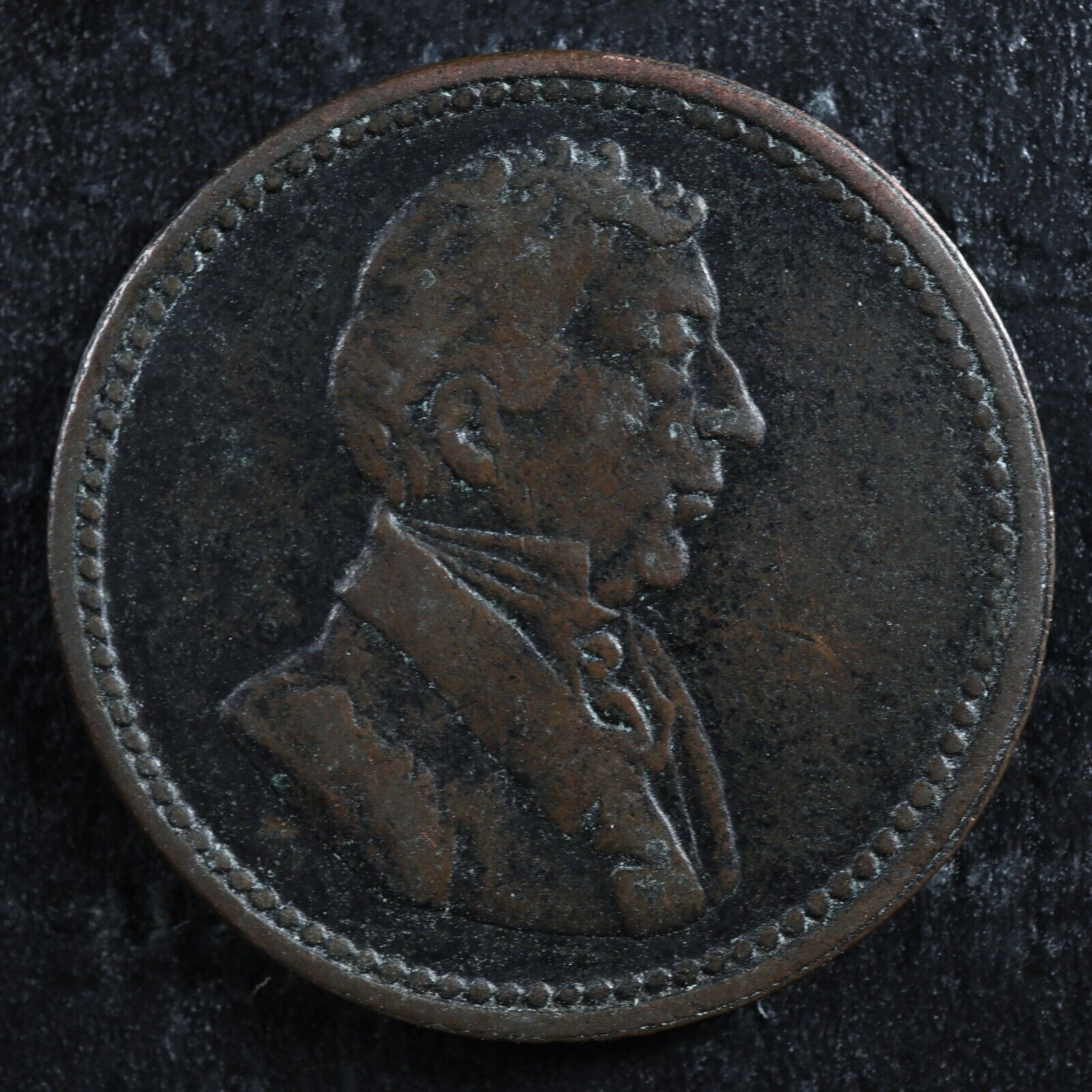 LC-58A1 token Ships Colonies & Commerce with Bust Bas Lower Canada ...