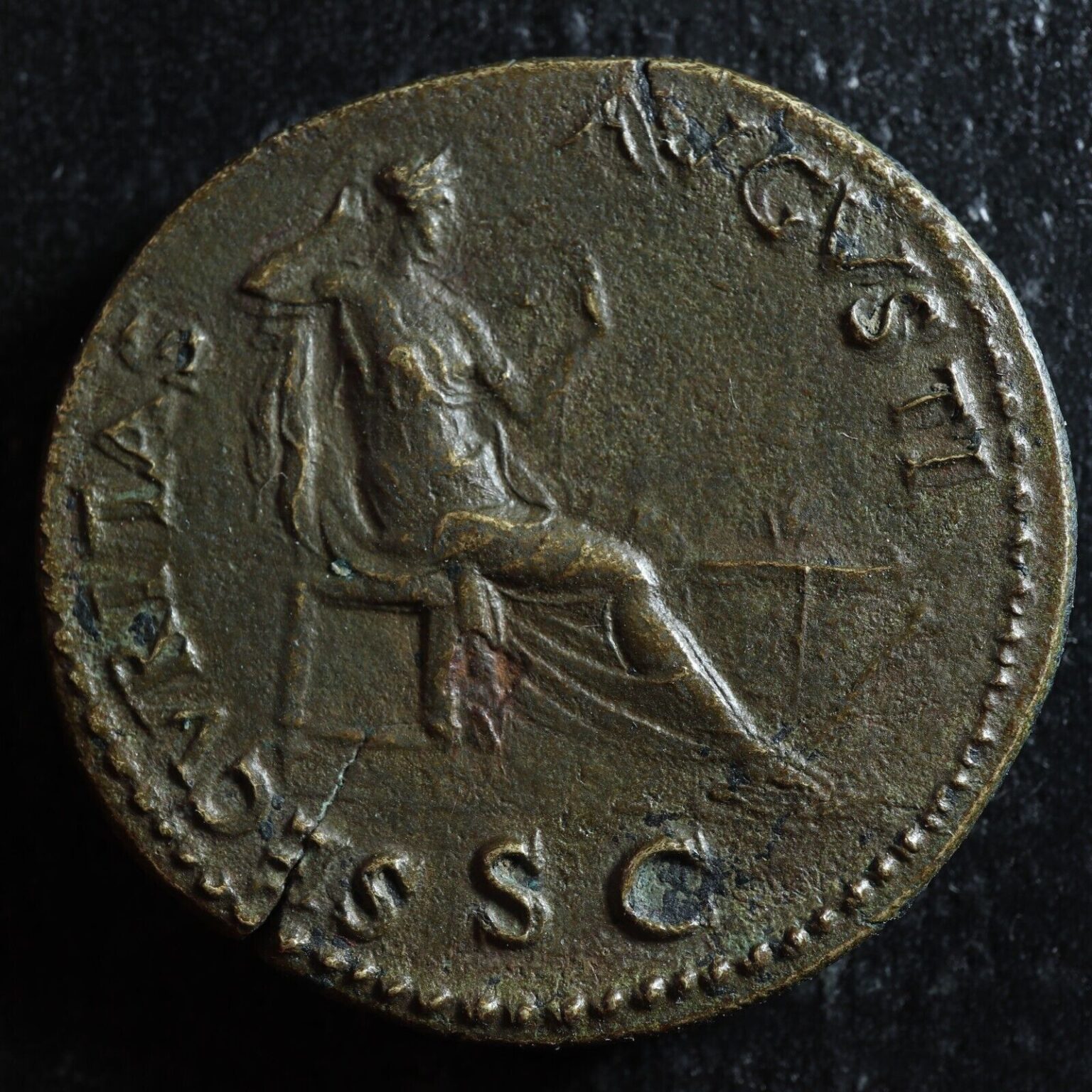 Nero Dupondius 67 Lugdunum RIC 596 Securitas Néron – Jetons Canada