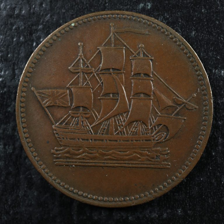 PE-10-46 Ships Colonies & Commerce token PEI Canada Breton 997 – Jetons ...