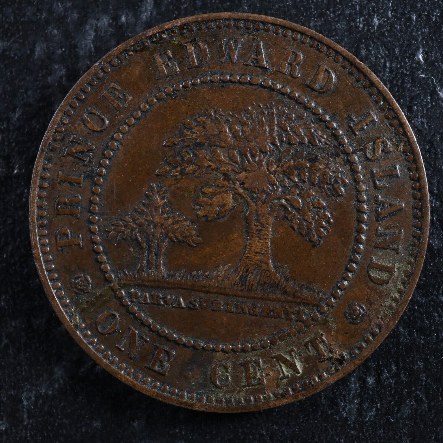 1 cent 1871 Prince Edward Island Queen Victoria PEI c ¢ EF-40 – Jetons ...