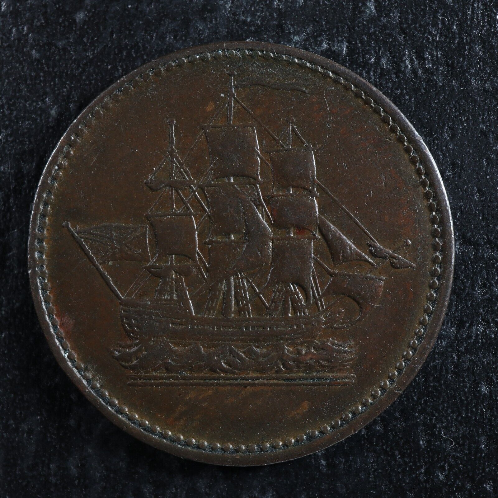 PE-10-8 Ships Colonies & Commerce token PEI Canada Breton 997 – Jetons ...