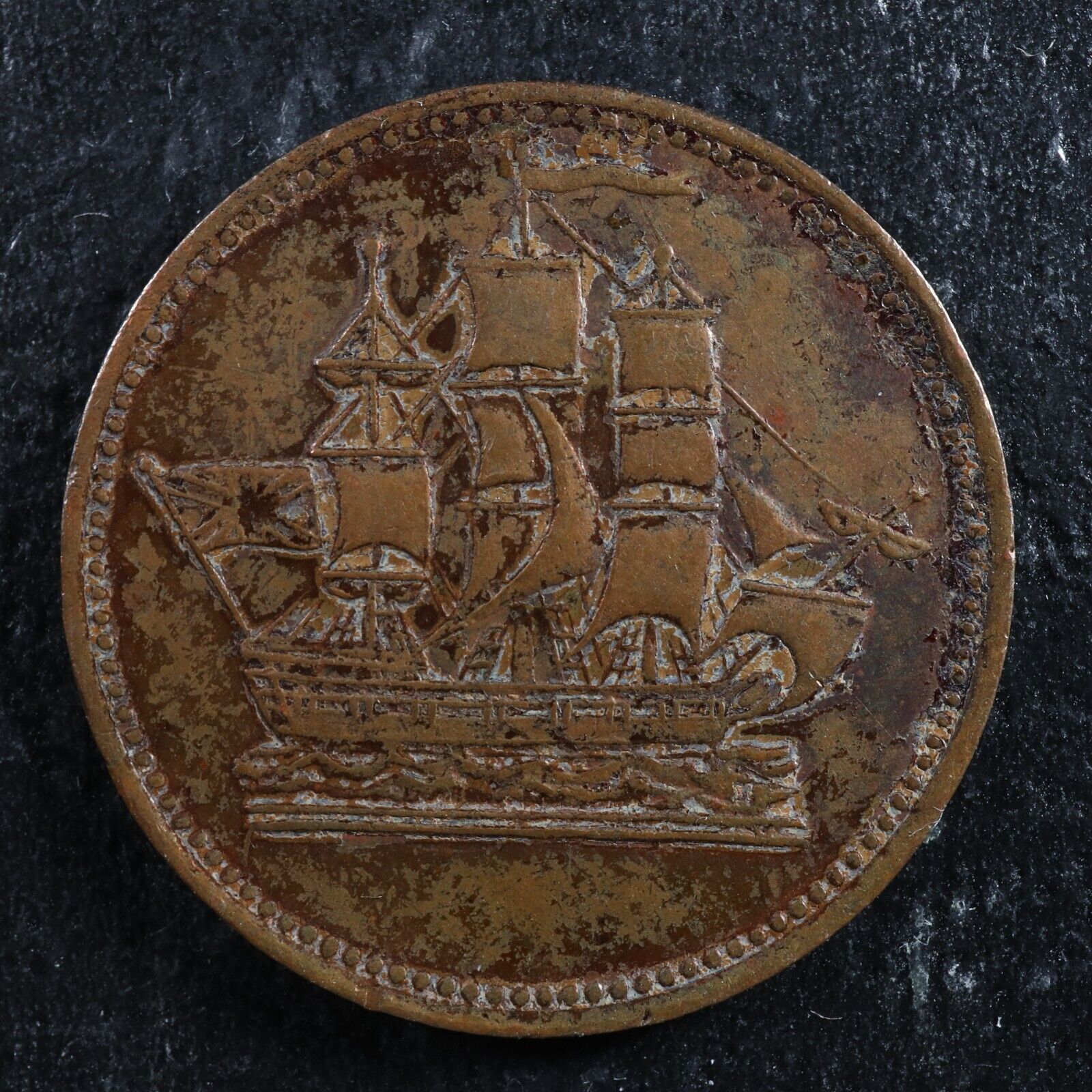 PE-10-40 Ships Colonies & Commerce token PEI Canada Breton 997 – Jetons ...